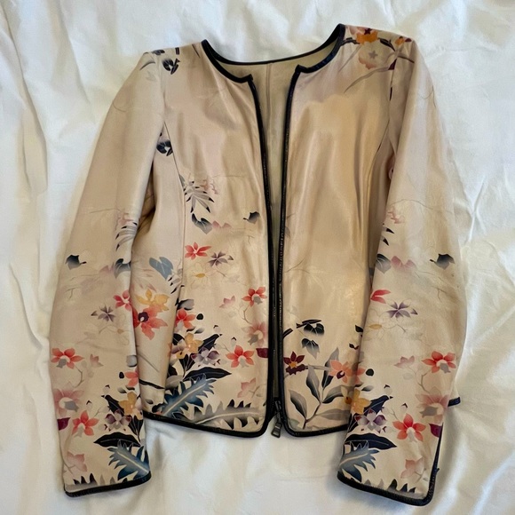 Etro | Jackets & Coats | One Of A Kind Etro Leather Jacket | Poshmark